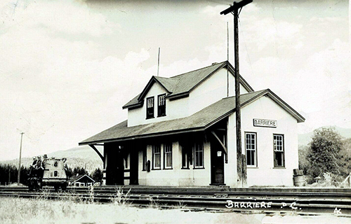 Railway stations in Barriere BC