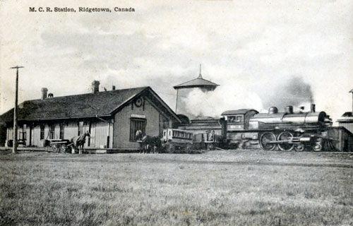Railway stations in Ridgetown Ontario