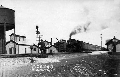 Railway stations in Ridgetown Ontario